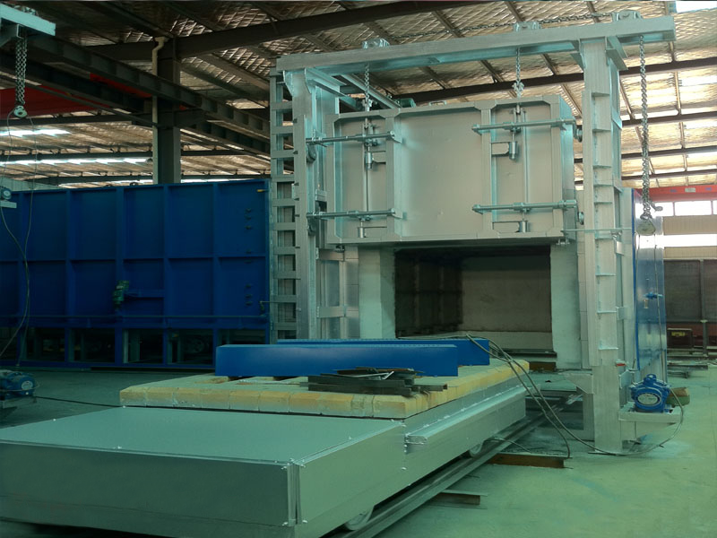 high temperature trolley furnace